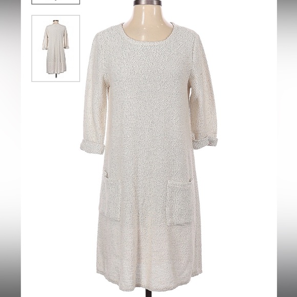 Robert Louis | Dresses | Robert Louis Cream Quarter Sleeves Kangaroo ...